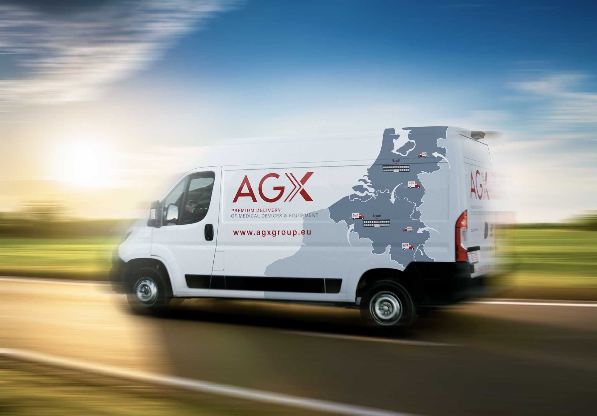 Transport en distributie van medisch materiaal in België en Luxemburg